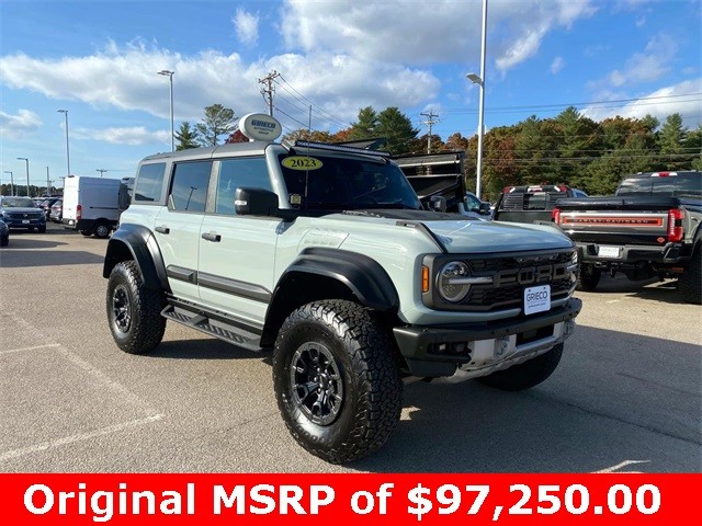 Pre-Owned 2023 Ford Bronco Raptor 4D Sport Utility in Seekonk #RV1850 ...