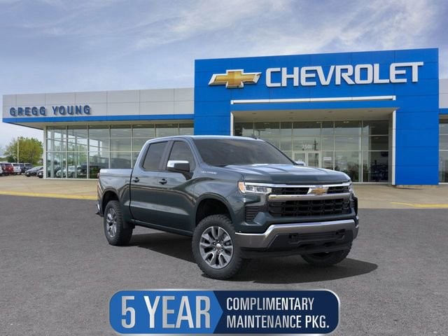 New 2025 Chevrolet Silverado 1500 LT (2FL) Crew Cab Cypress Gray for Sale in Omaha | #D10228