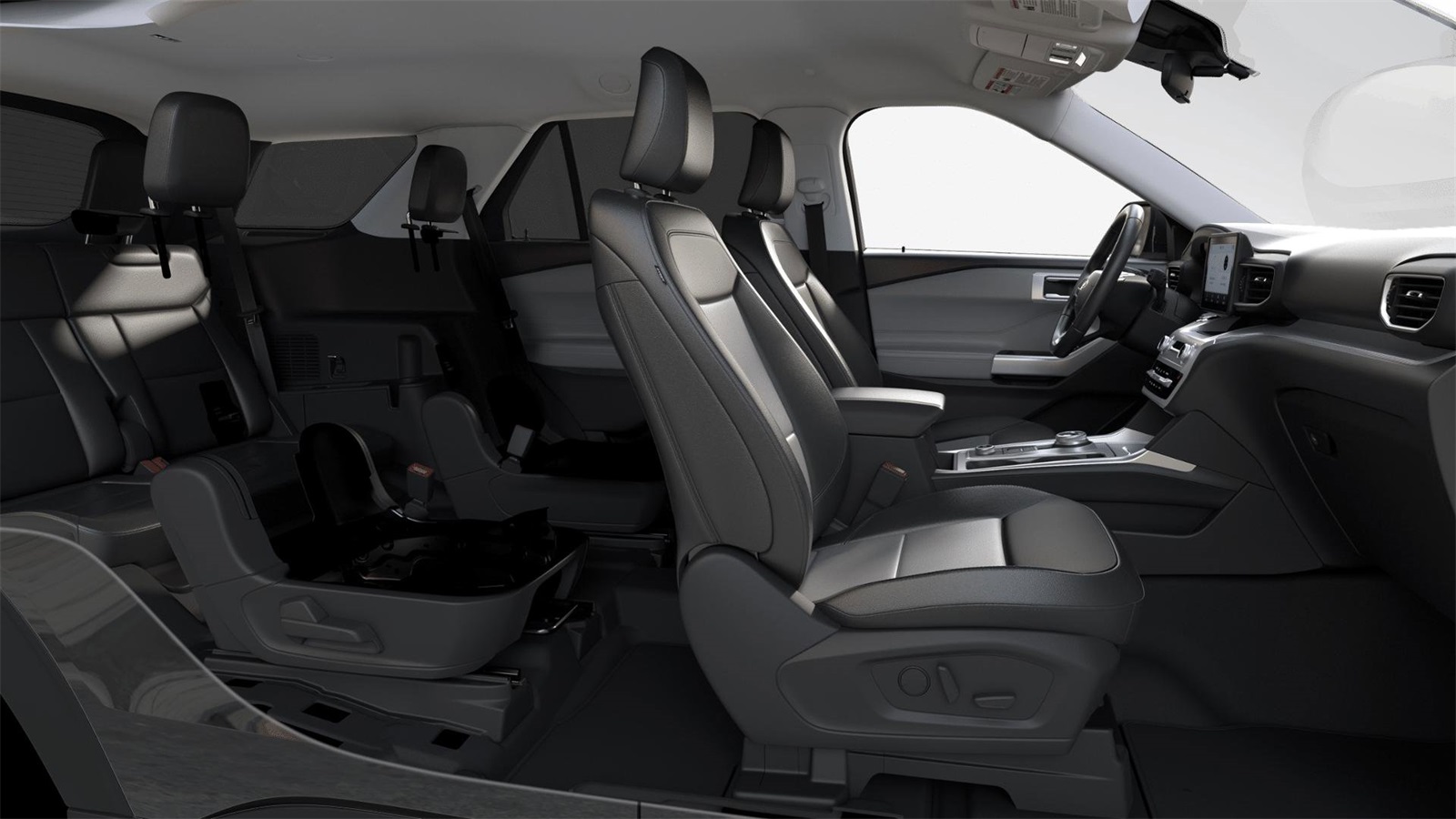 Ford Explorer 2022 Black Interior