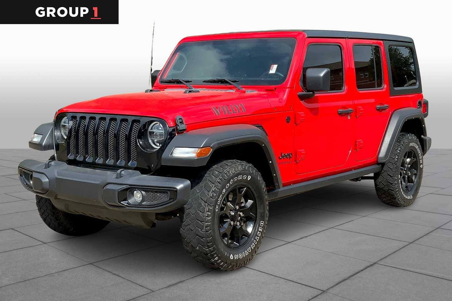Pre-Owned 2022 Jeep Wrangler Unlimited Willys Sport Utility in Oklahoma ...