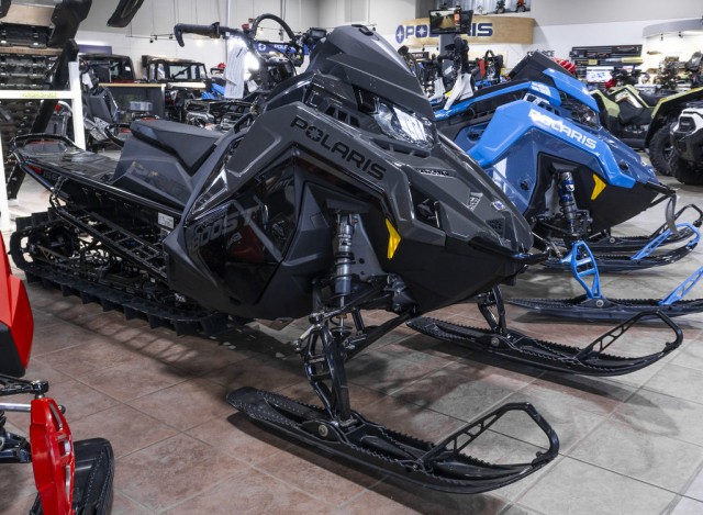 New 2025 Polaris PRO-RMK 155 Boost Shadow Gray Gloss Black in Sioux Falls #638705 | Vern Eide