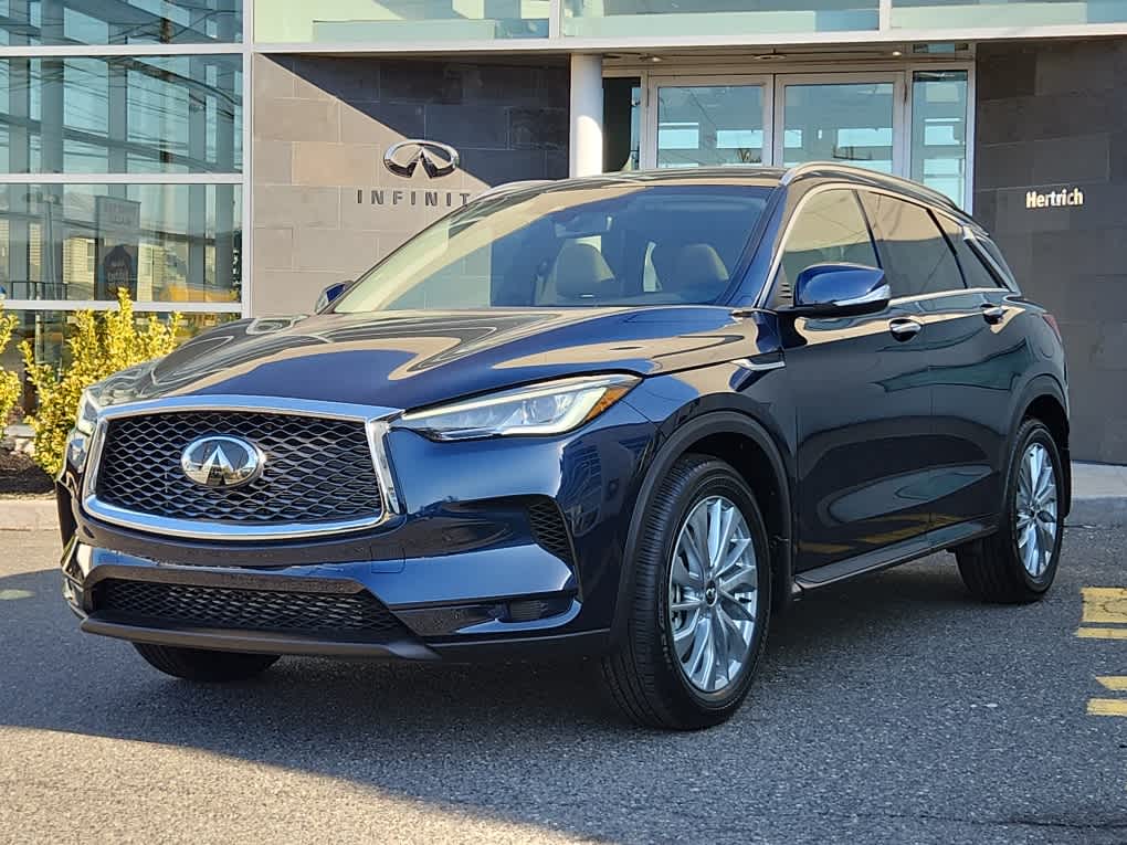 New 2024 INFINITI QX50 LUXE Sport Utility in Newark #I24055 | Hertrich Infiniti of Newark