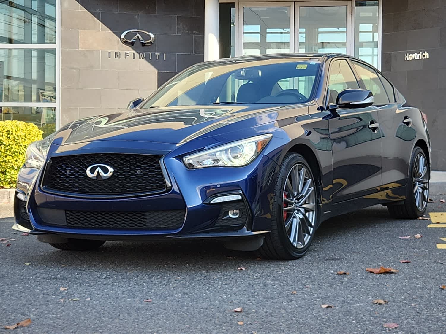 Certified Pre-Owned 2021 INFINITI Q50 RED SPORT 400 4dr Car in Newark #I24094A | Hertrich Nissan ...