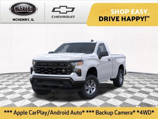 New 2025 Chevrolet Silverado 1500 WT Regular Cab in Mchenry #MC250354 ...