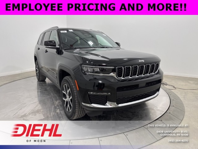 New 2025 Jeep Grand Cherokee L Limited Utility in McKees Rocks #25MJ0599 | Diehl CDJR of Robinson