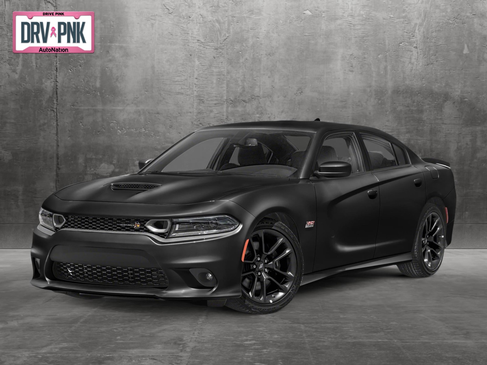 Black And Pink Charger Car