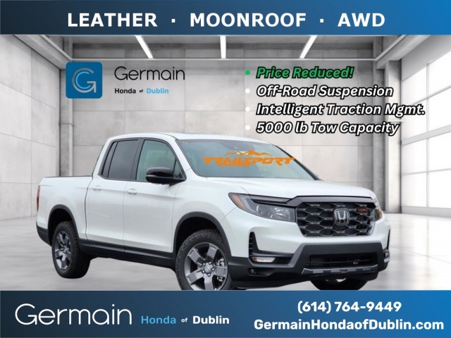 New 2025 Honda Ridgeline TrailSport 4D Crew Cab for Sale #H250815 | Germain Honda of Dublin