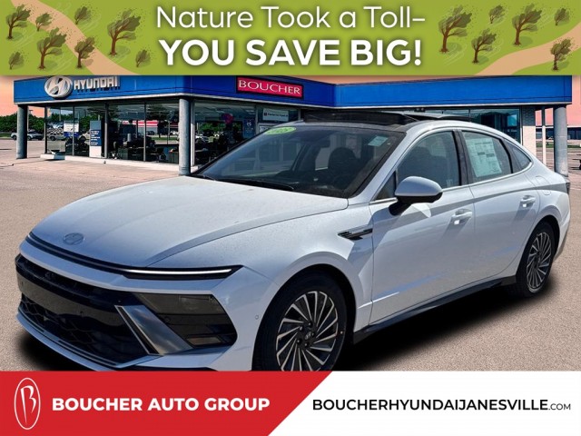 New 2025 Hyundai SONATA HYBRID Limited 4D Sedan in Waukesha #25HS069 ...