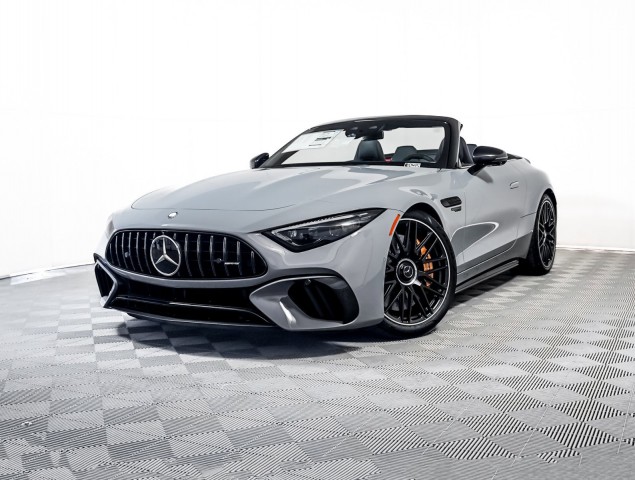 New MANUFAKTUR Alpine Grey 2025 Mercedes-Benz AMG® SL 63 S E Performance Roadster Riverside, CA ...