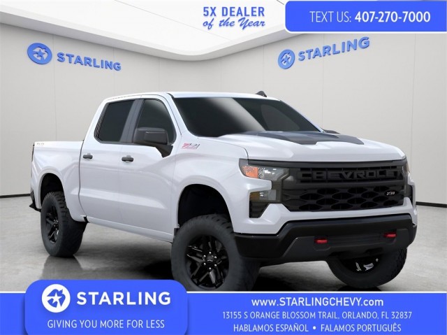 New 2025 Chevrolet Silverado 1500 Custom Trail Boss Crew Cab in Mount ...