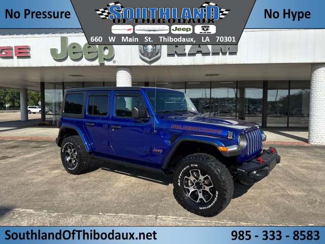 Pre-Owned 2020 Jeep Wrangler Unlimited Rubicon Sport Utility in Houma # ...
