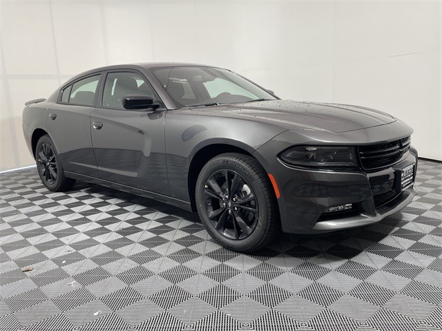 Gray Dodge Charger Blacktop