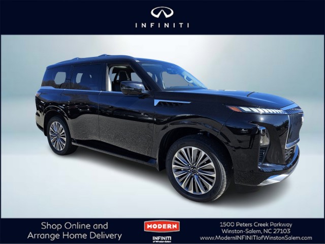 New 2025 INFINITI QX80 SENSORY SUV in Greensboro #10N2162 | Modern INFINITI