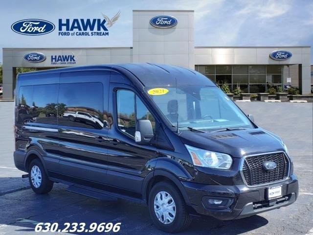Pre-Owned 2021 Ford Transit-350 XLT Passenger Van in Forest Park #U4413 ...