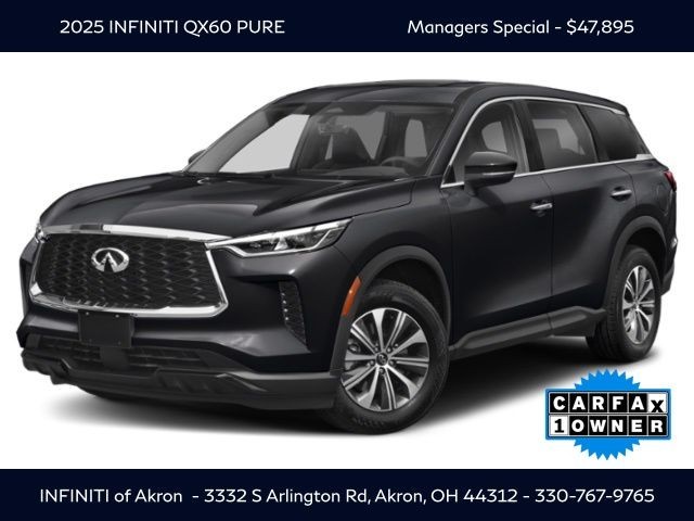 Certified Pre-Owned 2025 INFINITI QX60 PURE 4D Sport Utility in Akron # ...