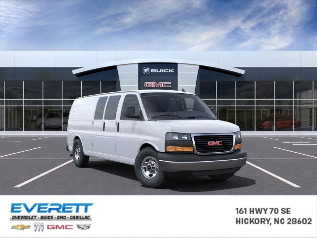 New 2024 GMC Savana Cargo 3500 Work Van Extended Wheelbase in Hickory #CD-2184 | Everett Auto Team