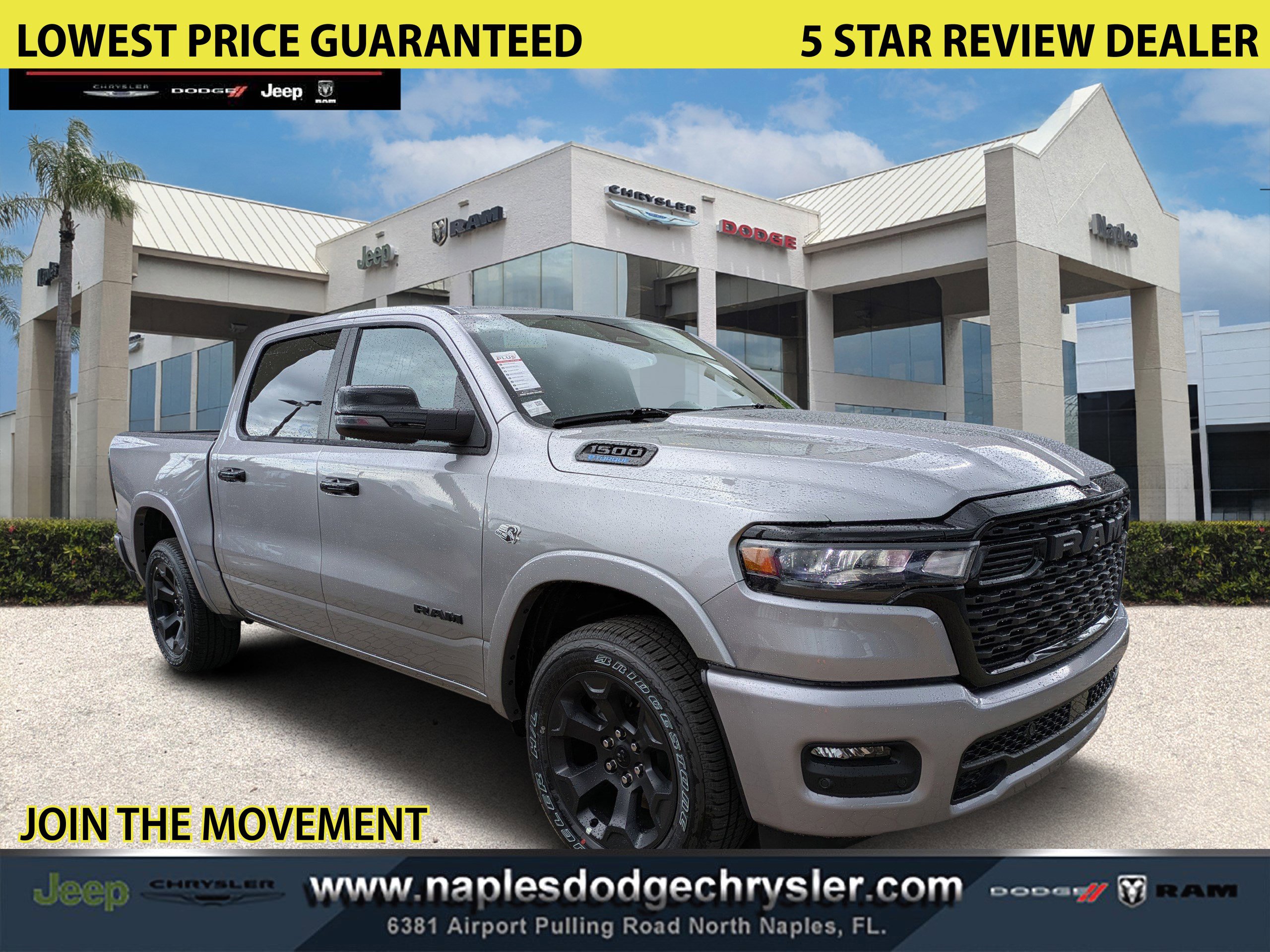 New 2026 RAM 1500 Big Horn Crew Cab in Naples #N199975 | Naples Chrysler Dodge Jeep Ram