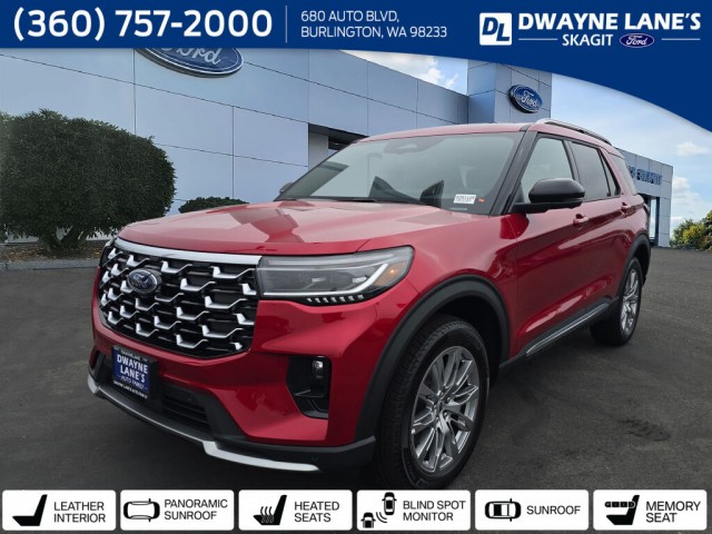 New 2025 Ford Explorer Platinum 4D Sport Utility in Burlington # ...
