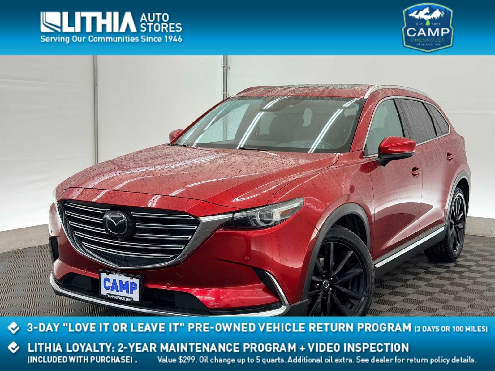 Pre-Owned 2021 Mazda CX-9 Grand Touring SUV in Spokane #508404CC | Camp ...