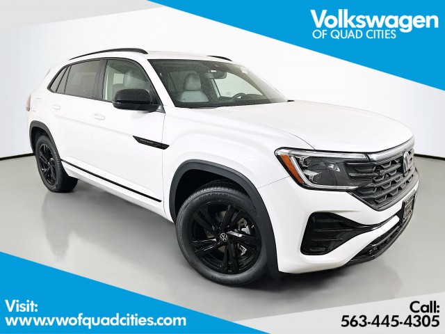 New 2025 Volkswagen Atlas Cross Sport 2.0T SEL R-Line Black Sport Utility in Davenport # ...
