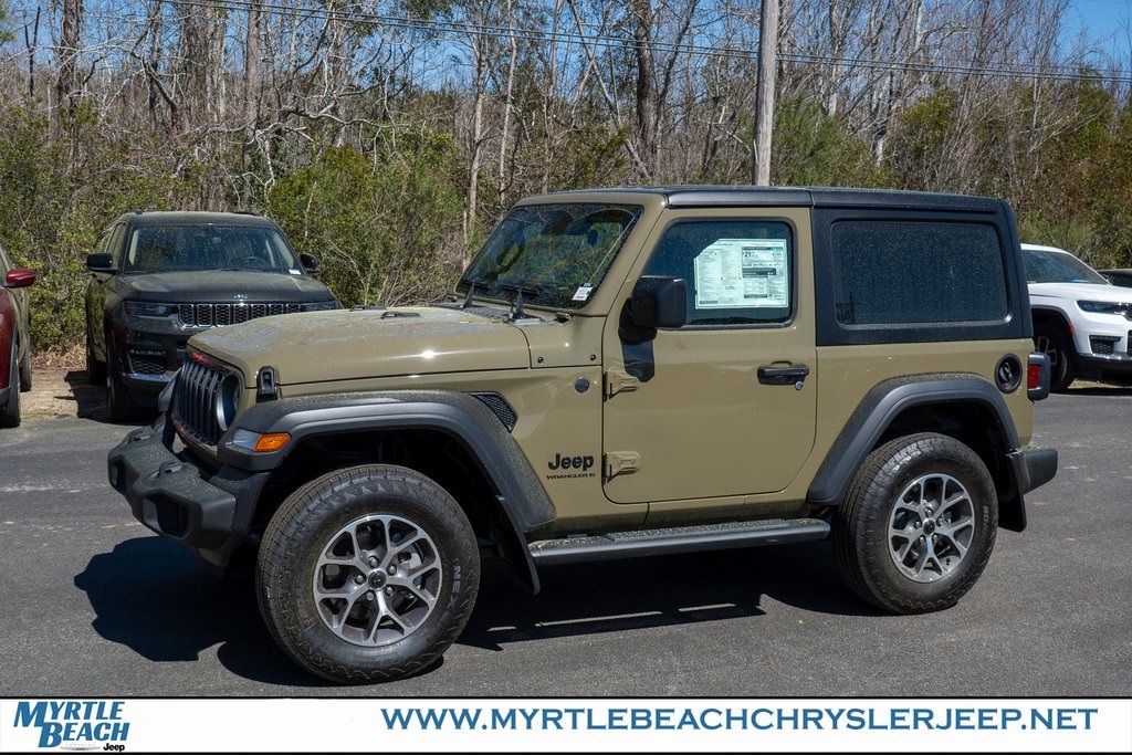New 2025 Jeep Wrangler Sport Sport Utility in Myrtle Beach #S3516 | Myrtle Beach Chrysler Jeep