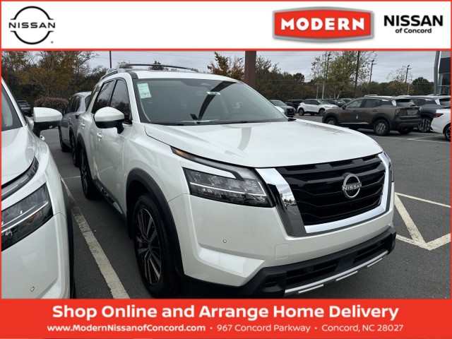New 2025 Nissan Pathfinder Platinum SUV in Hickory #2N5066 | Modern ...