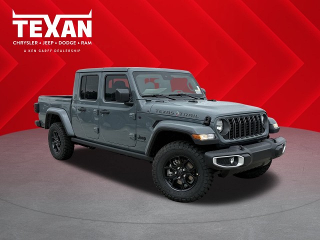 New 2025 Jeep Gladiator Texas Trail Crew Cab in Humble #SL513616 | Texan Chrysler Dodge Jeep Ram