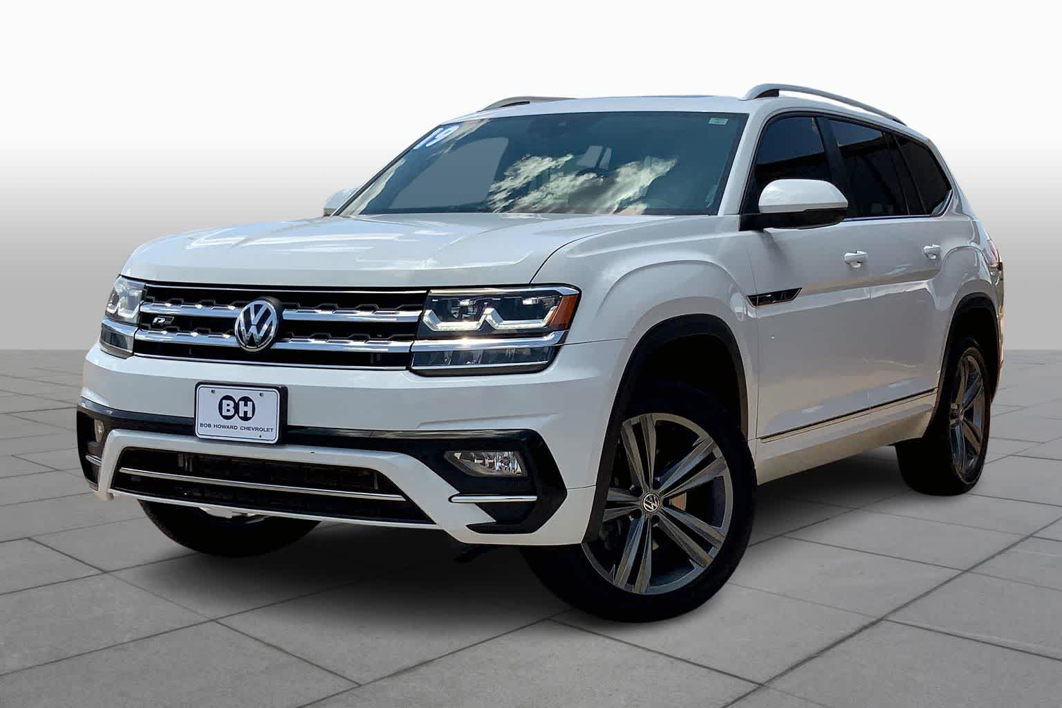 Pre-Owned 2019 Volkswagen Atlas 3.6L V6 SE w/Technology R-Line Sport ...