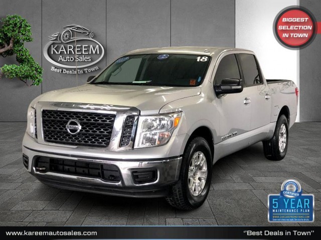 Pre-Owned 2018 Nissan Titan SV Crew Cab Pickup in Sacramento #15222 | Kareem Auto Sales Inc