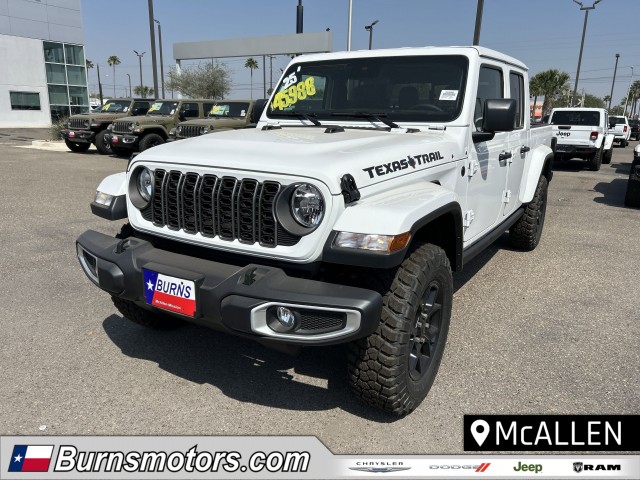New 2025 Jeep Gladiator Texas Trail Crew Cab in McAllen #25380 | Burns Motors
