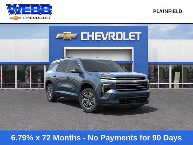 New 2025 Chevrolet Traverse LT SUV in Plainfield #254931 | Webb Chevy Plainfield