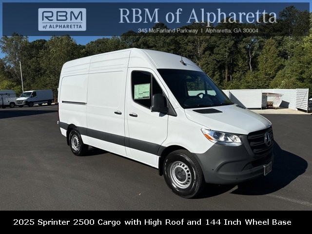 New 2025 Mercedes-Benz Sprinter Cargo Van 2500 144 Wheel Base High Roof ...