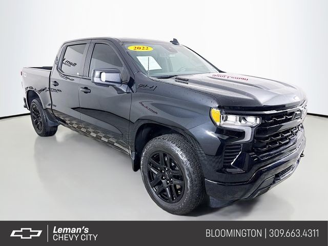 Pre-Owned 2022 Chevrolet Silverado 1500 RST 4D Crew Cab in Central IL # ...