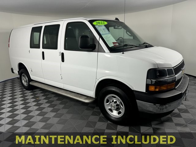 Pre-Owned 2022 Chevrolet Express 2500 Work Van 3D Cargo Van in Johnston ...