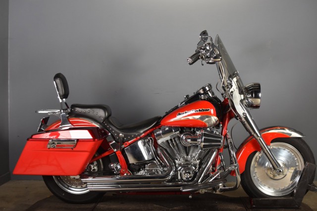 Pre Owned 2005 Harley Davidson Softail Fat Boy CVO FLSTFSE CVO Softail in U953874 1 PowersportsDirect