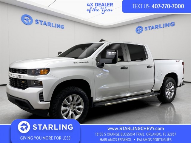 Pre-Owned 2021 Chevrolet Silverado 1500 Custom Crew Cab in Stuart ...