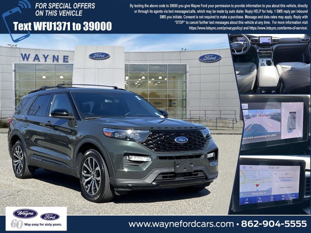 Pre-Owned 2022 Ford Explorer ST-Line 4 Door SUV in Wayne #24T-673A | Wayne Ford