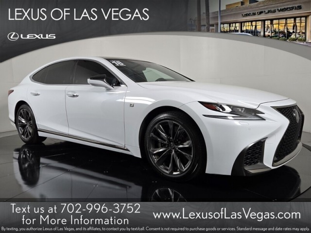 Pre-Owned White 2018 Lexus LS 500 F Sport 4D Sedan in Las Vegas # ...