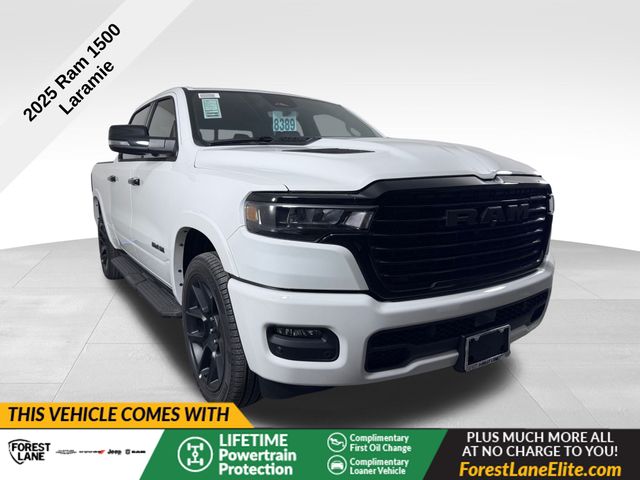 New 2025 RAM 1500 Laramie Crew Cab in Dallas #F2731 | Forest Lane CDJR