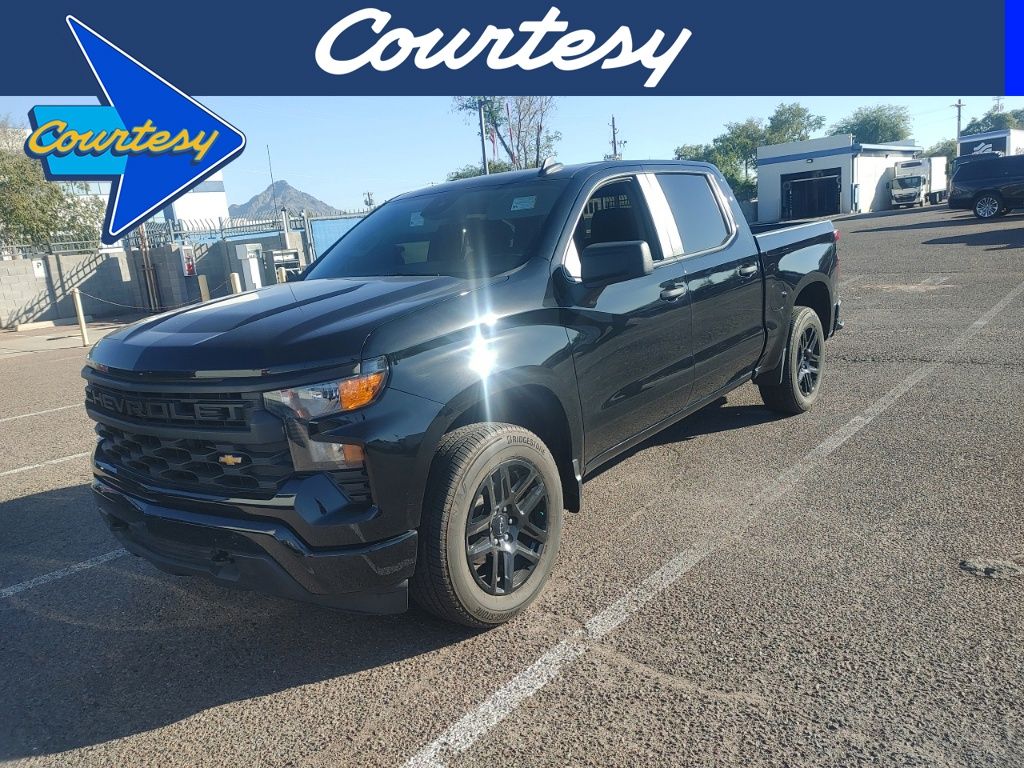 Pre-Owned 2024 Chevrolet Silverado 1500 Custom 4D Crew Cab in Mesa # ...