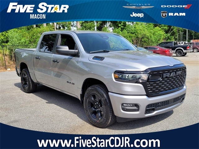 New 2025 RAM 1500 Tradesman Crew Cab in Macon #SN718163 | Five Star Chrysler Dodge Jeep Ram Macon