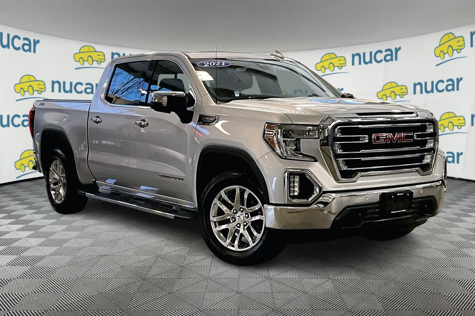 Pre-Owned 2021 GMC Sierra 1500 SLT Crew Cab Pickup in Concord #C250527A | Nucar Pre-Owned ...