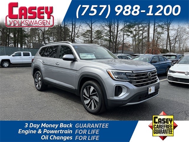 New 2025 Volkswagen Atlas 2.0T SEL 4D Sport Utility in Newport News #IS6545 | Casey Auto Group