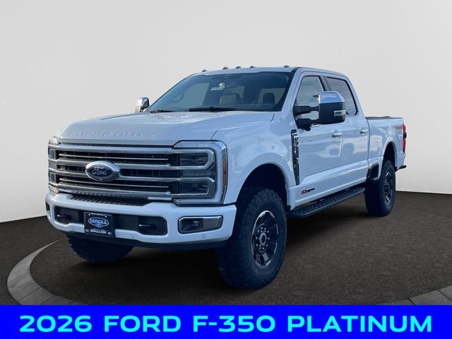 New 2026 Ford F-350SD Platinum 4D Crew Cab in Albany #T13278 | DePaula Ford