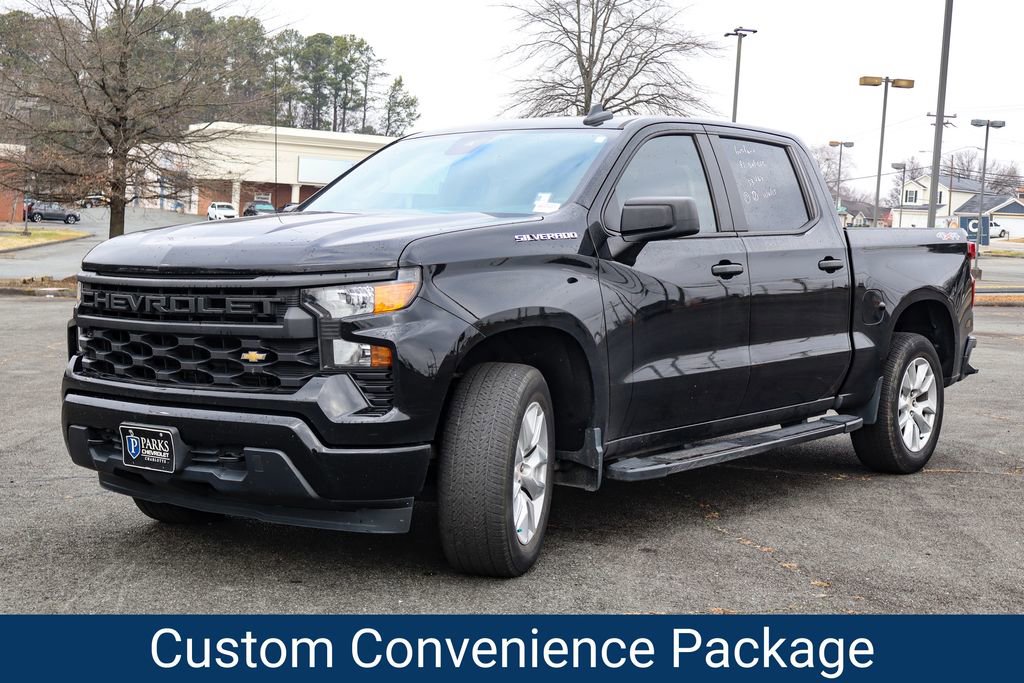 Certified Pre-Owned 2023 Chevrolet Silverado 1500 Custom Crew Cab in ...