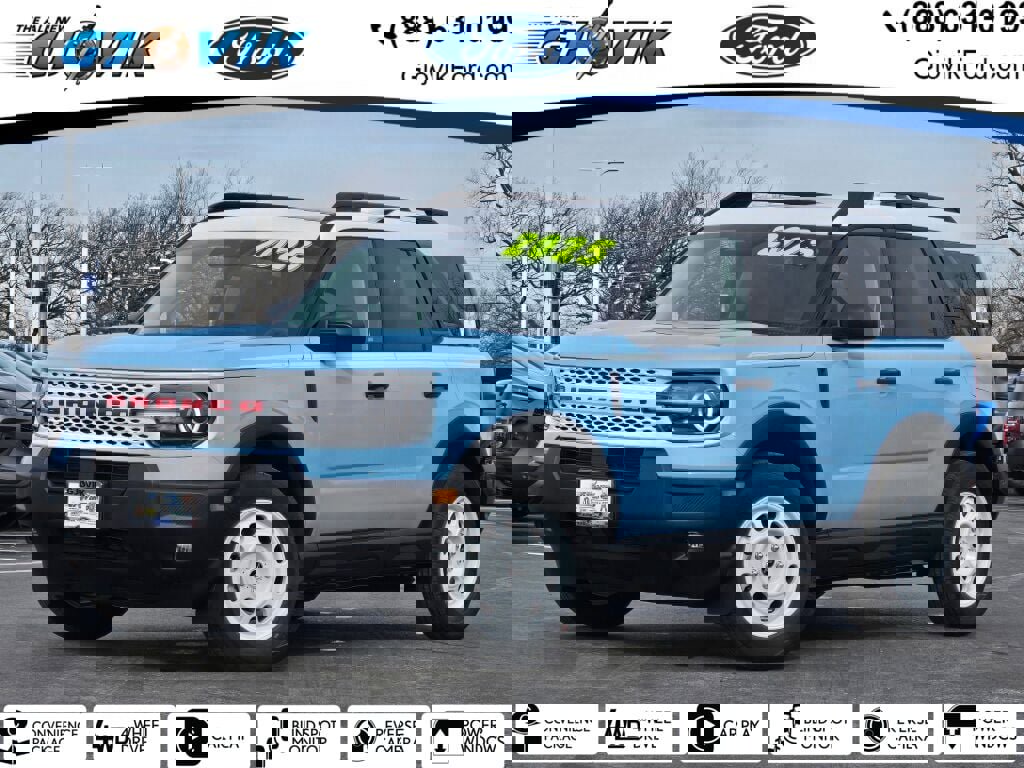 New 2025 Robin’s Egg Blue Ford Bronco Sport Heritage 5 Door SUV, SUV ...