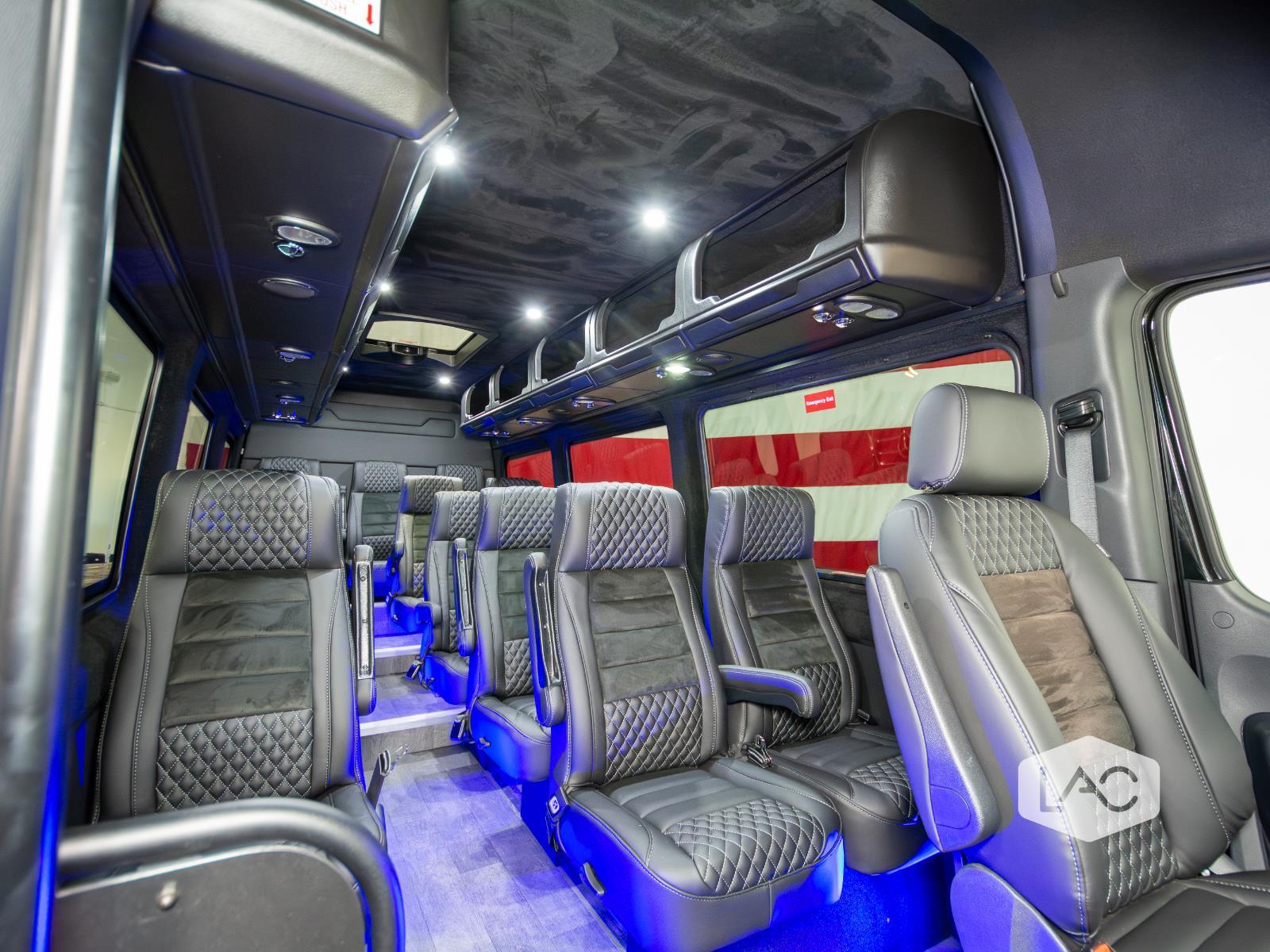 2025 L.A. WEST PDF15 Portal Door 15-Passenger Shuttle Bus Livery Coach ...