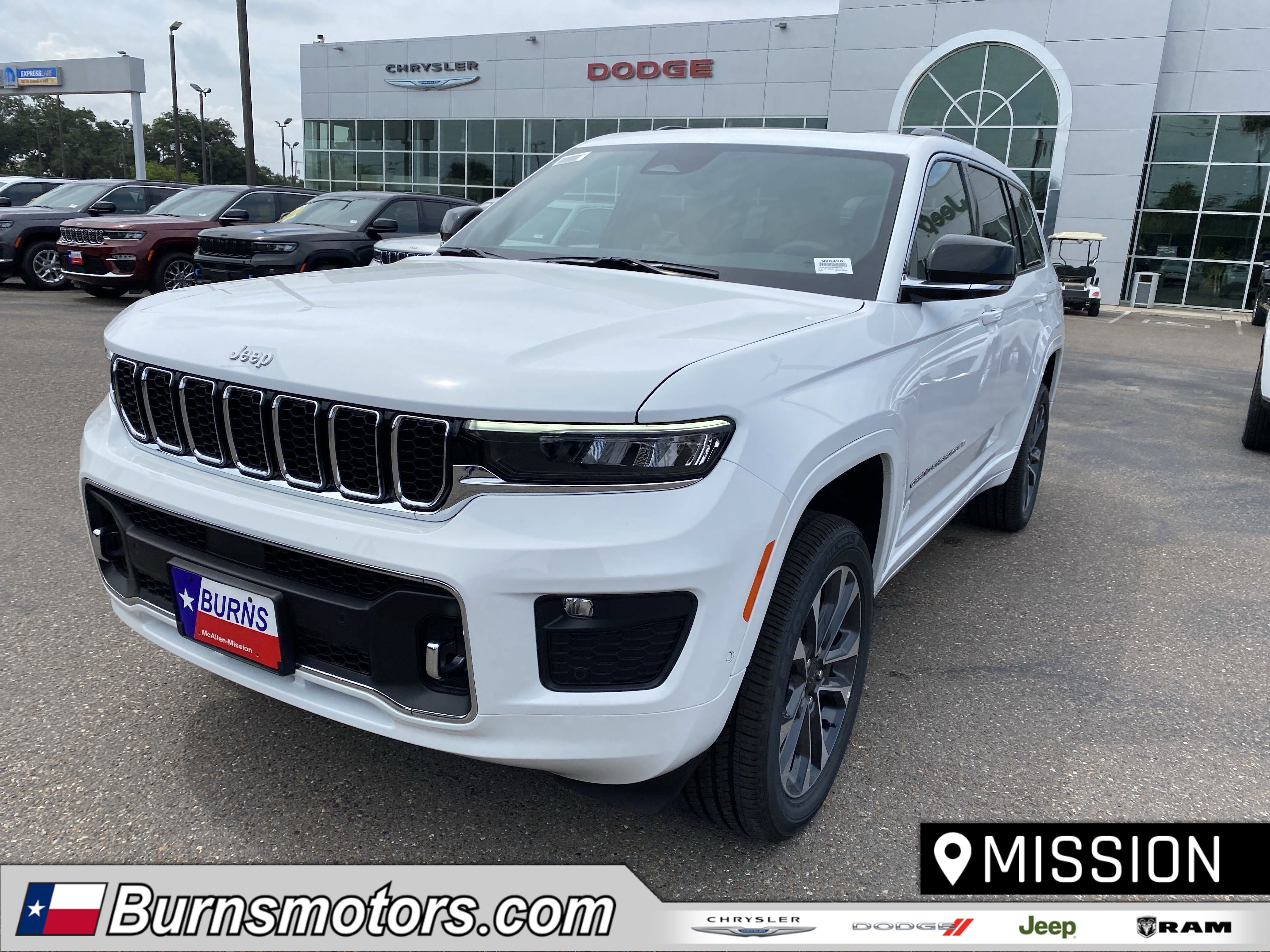 New 2025 Jeep Grand Cherokee L Overland Utility in McAllen #M25496 | Burns Motors