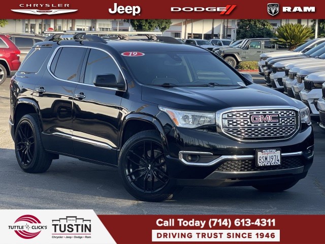 Pre-Owned 2019 GMC Acadia Denali Sport Utility in Irvine #T303094 ...