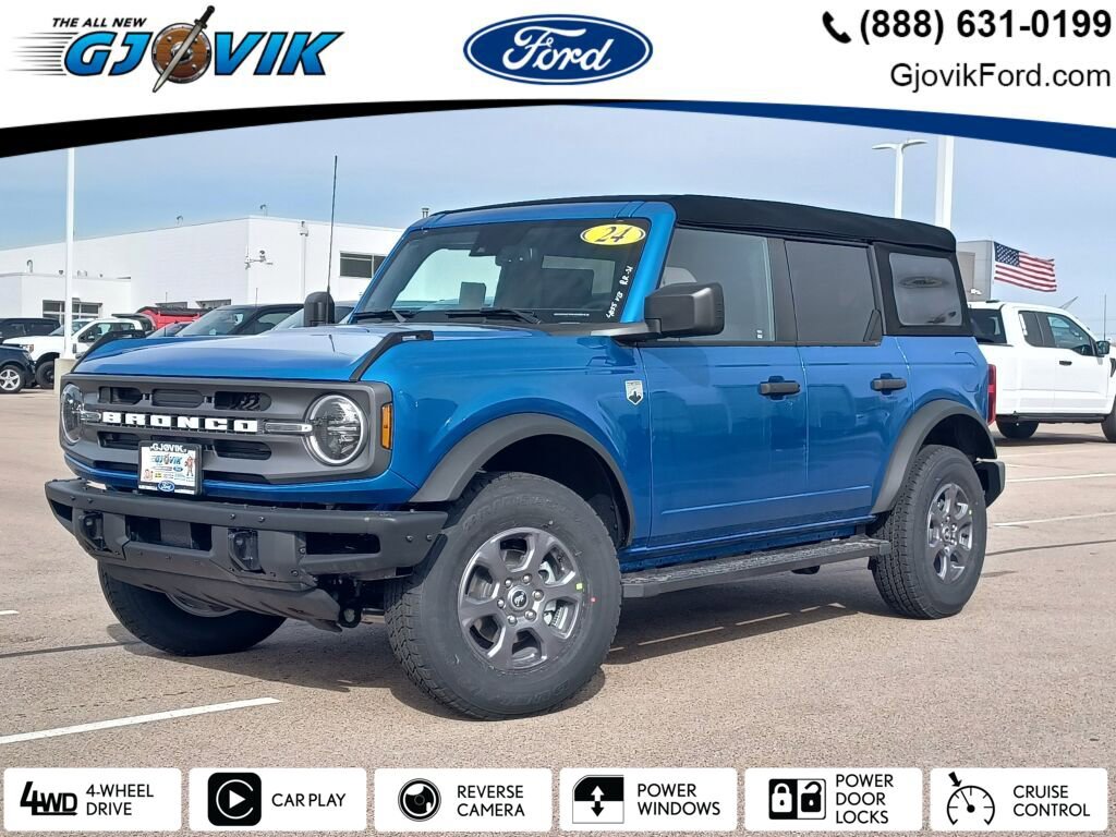 New 2024 Velocity Blue Metallic Ford Bronco Big Bend® 4 Door For Sale ...